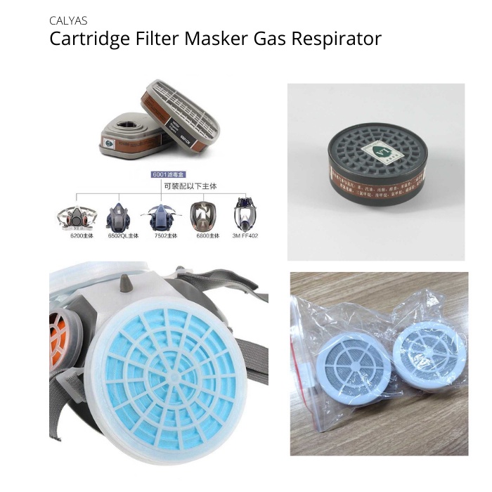 Jual Cartridge Filter Masker Gas respirator | Shopee Indonesia