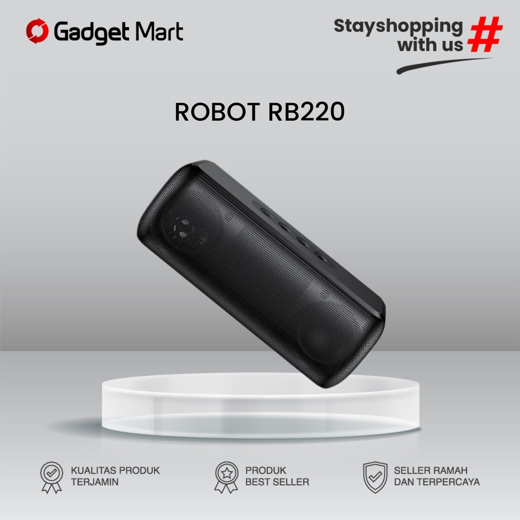 Jual ROBOT RB220 Wireless Speaker Bluetooth 5.0 Portable | Shopee Indonesia