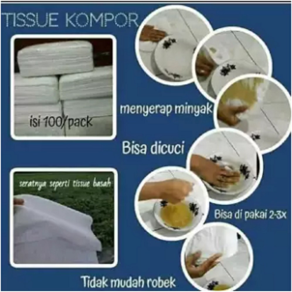Jual TISSUE KOMPOR BISA DICUCI/TISSUE KOMPOR | Shopee Indonesia
