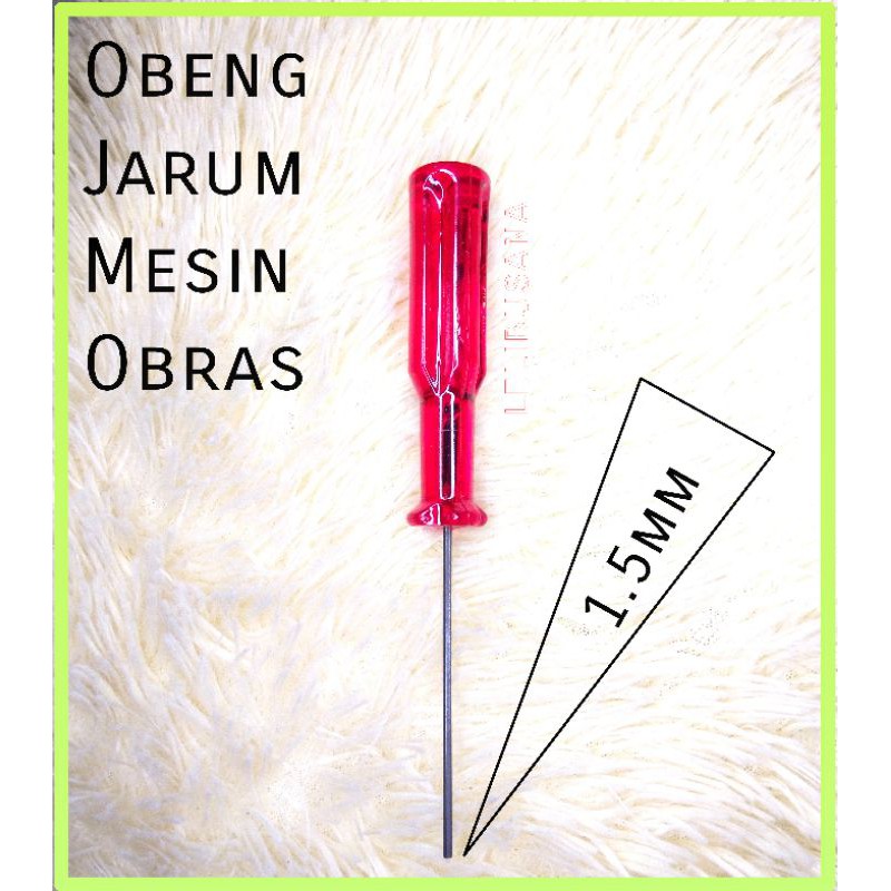Jual Obeng Jarum Mesin Obras Ukuran 1.5mm | Shopee Indonesia