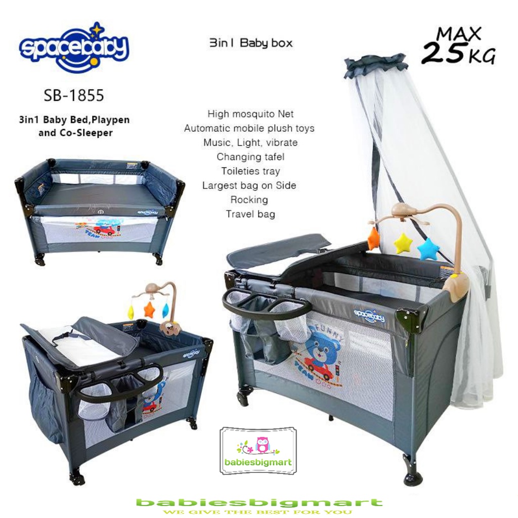 Jual Baby Box Tempat Tidur Bayi Pliko 828 - LR Spacebaby SB 1822 / SB ...