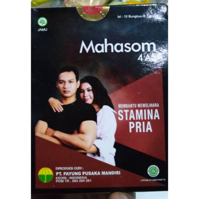 Jual Jamu mahasom/Serbuk mahasom 4 AS Herbal stamina pria kuat | Shopee ...