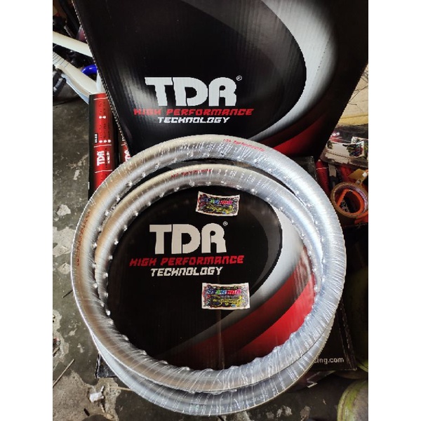 Jual Velg Pelek Jari Jari Ruji TDR U Shape Set 215/215 Ring 17 Hitam ...