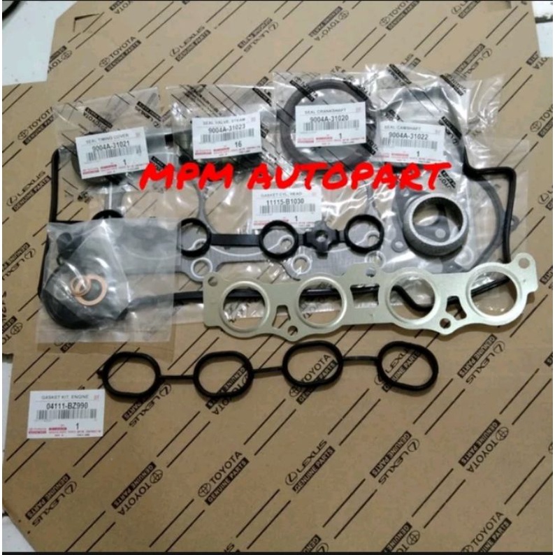 Jual packing paking gasket full set avanza 1.5 1500cc veloz rush terios | Shopee Indonesia