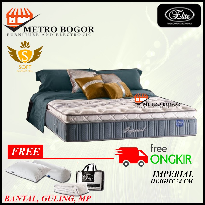Jual Kasur Springbed Elite Imperial Spring Bed Matras Original