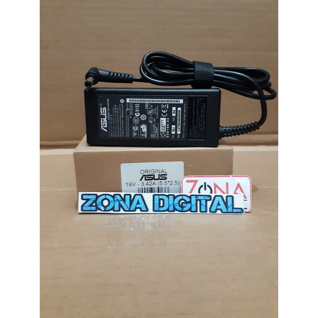 Jual ASUS 19V 3.42A ADAPTOR CHARGER LAPTOP A43S A43E A46C A450C K53S K43 K42F A44H | Shopee ...