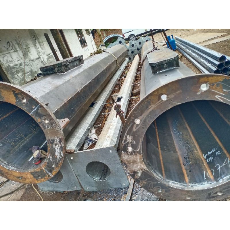 Jual Tiang cctv / Tiang Higmast / Tiang listrik / Tiang PJU | Shopee ...