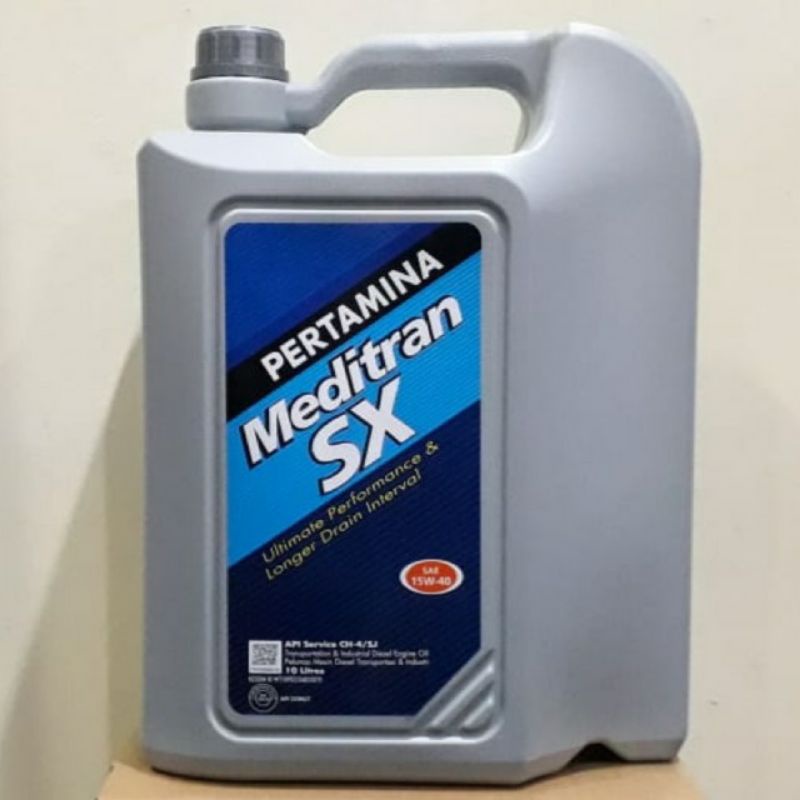 Jual Pertamina Meditran SX Sae 15/40 Diesel Oil 10 Liter ( Dijamin Asli ...