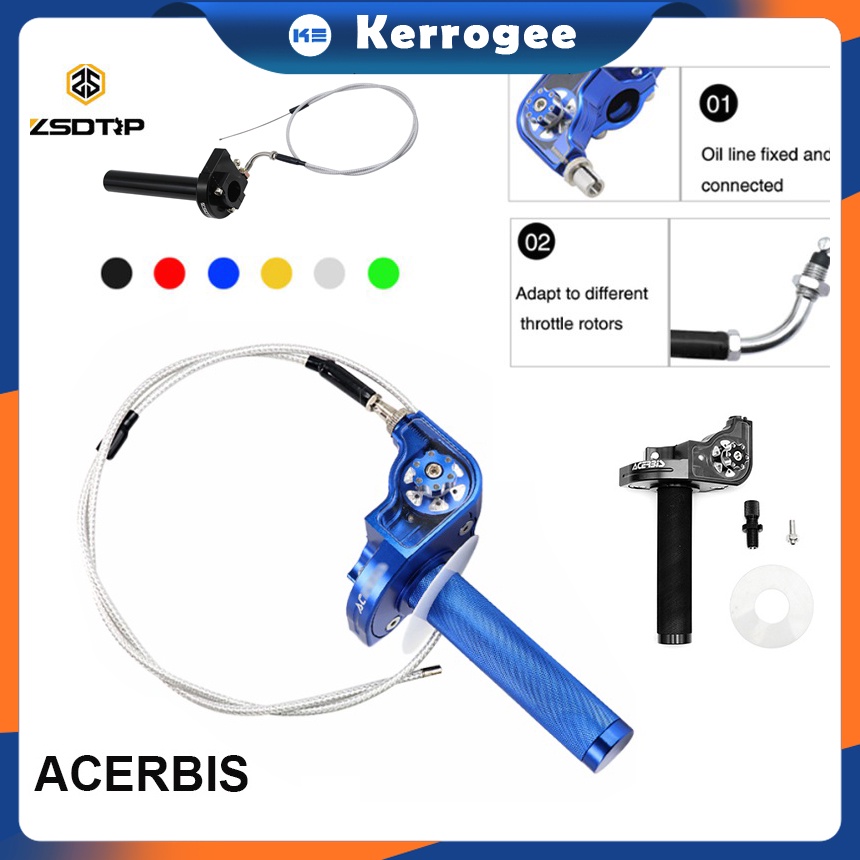 Jual Grip Gas Dengan CNC Aluminum 7 / 8 " Throttle Grip quick twister ...