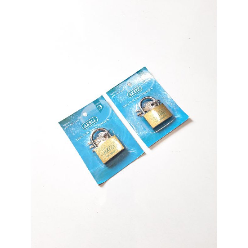 Jual Gembok Koper Kuning Ukuran 40mm / Gembok besi / Gembok Rumah ...