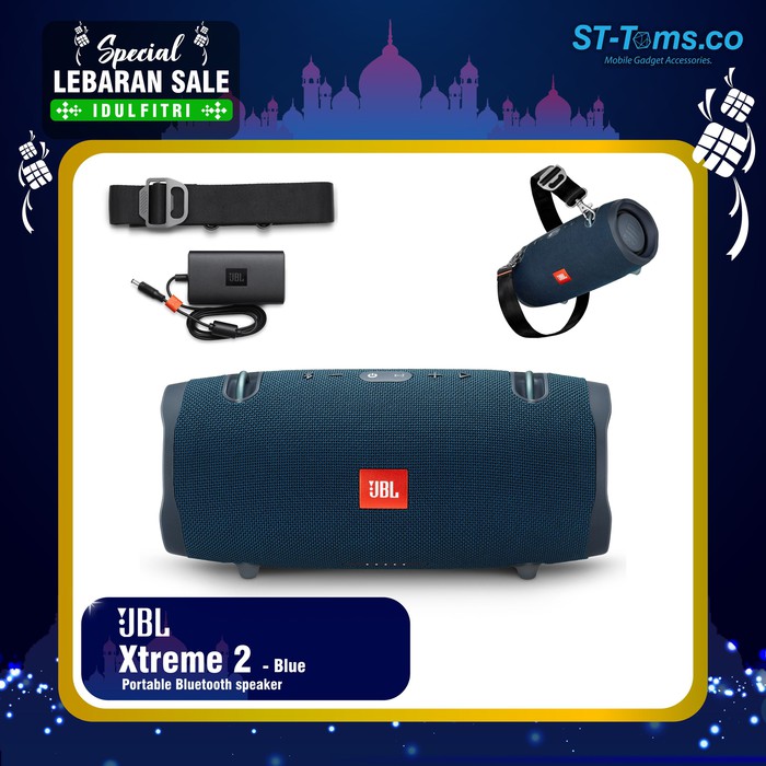 Jual JBL Xtreme 2 Portable Bluetooth Speaker - Blue | Shopee Indonesia
