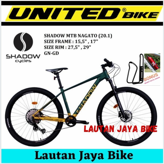 Jual Sepeda Gunung MTB Shadow Nagato Rem Hidrolik Operan Gigi 12 Speed ...
