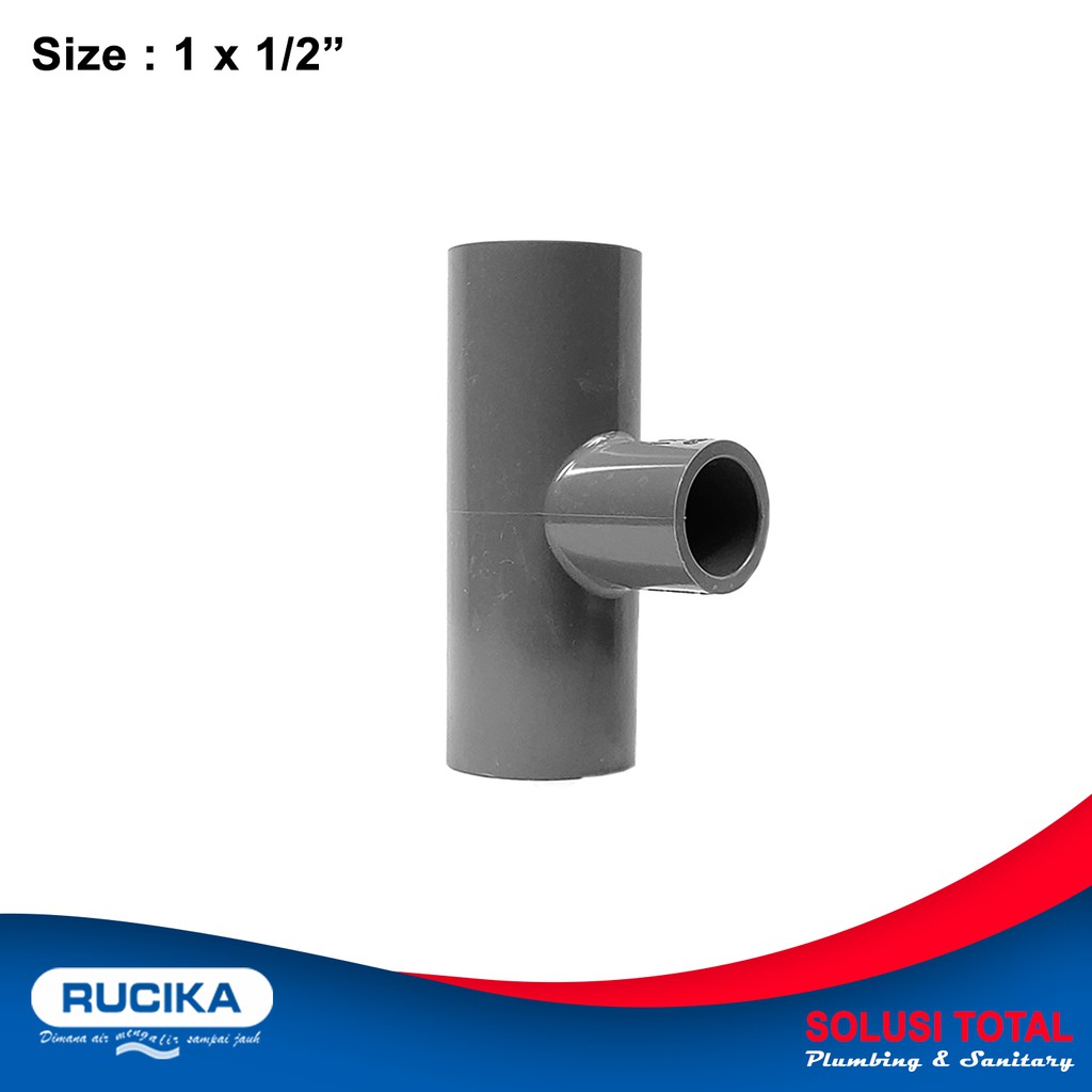 Jual Vlok Tee AW 1 x 1/2 Inch Tee AW 1 x 1/2" Rucika | Shopee Indonesia