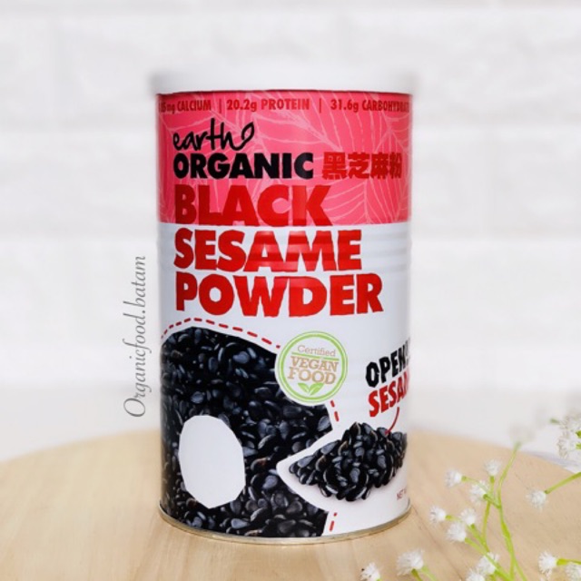 Jual Organic Black Sesame Pure Powder 500g | Shopee Indonesia
