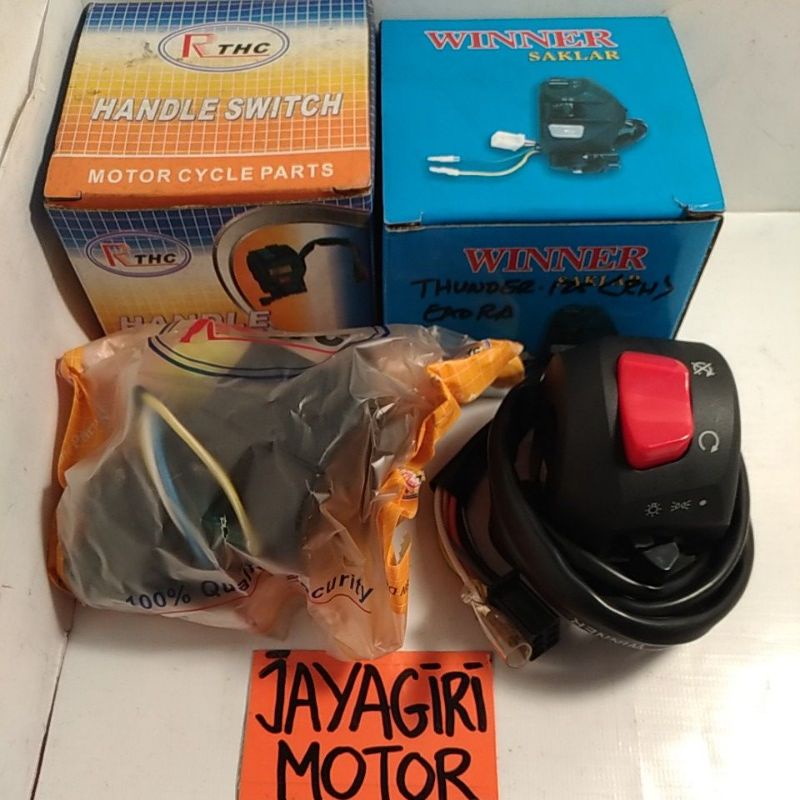 Jual Saklar Thunder 125 Kiri Kanan Lampu Holder Handle Switch Sen ...