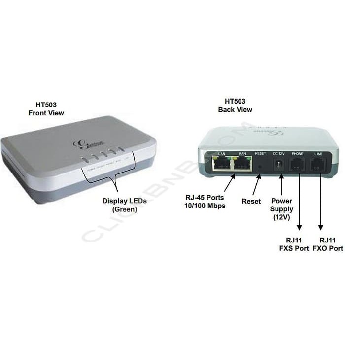 Jual Grandstream - HT503 - Combo 1FXO and 1FXS ATA By Larva | Shopee ...