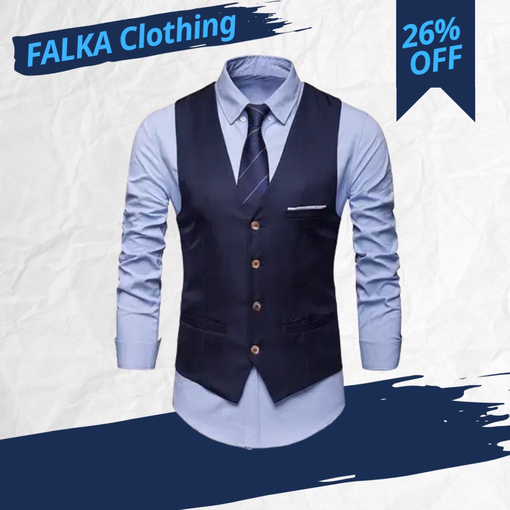 Jual ROMPI VEST FORMAL ROMPI JAS BLAZER | Shopee Indonesia