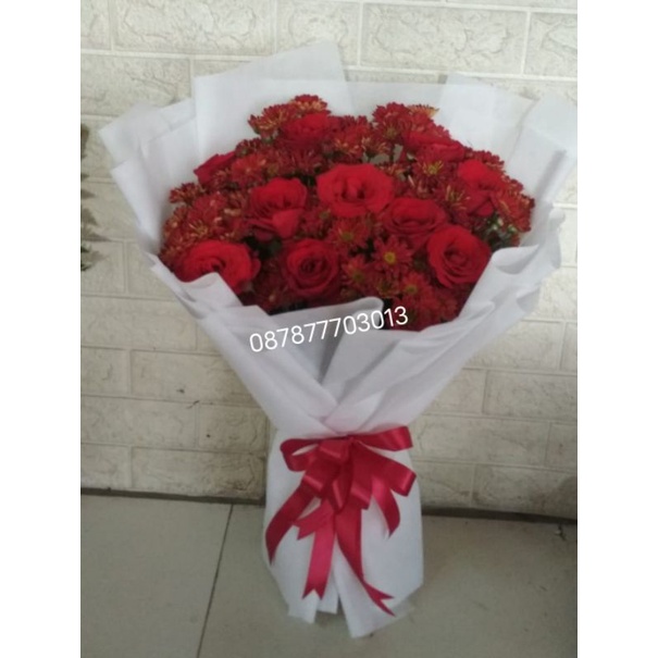 Jual bunga buket wangi/bunga ultah/segar /valentine /wisuda. | Shopee ...