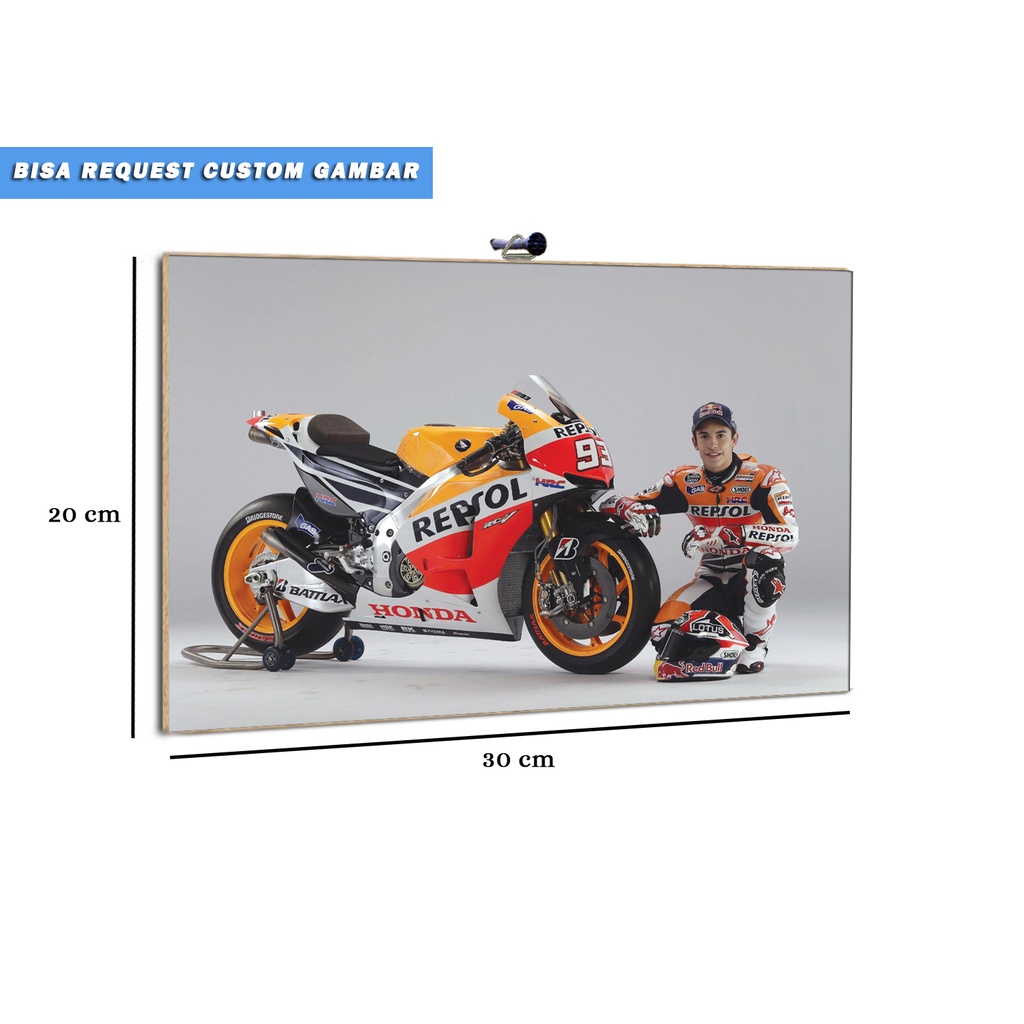 Jual Hiasan Dinding Rumah Poster Mark Marquez/Wall Decor/Poster Wall ...