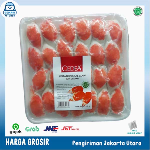 Jual CEDEA CRAB CLAW/CAPIT KEPITING 450 GRAM | Shopee Indonesia