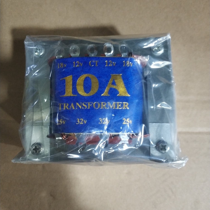 Jual Travo Proton 10A CT 12v 18v 25v 32v extra 0 9v 12v / Travo Proton ...