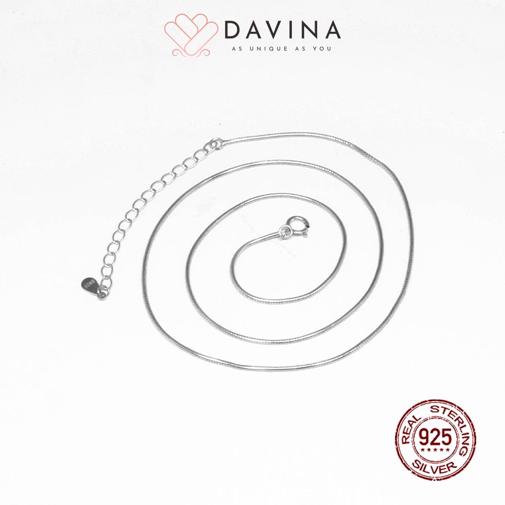 Jual DAVINA Ladies Snake Chain Silver Color S925 | Shopee Indonesia