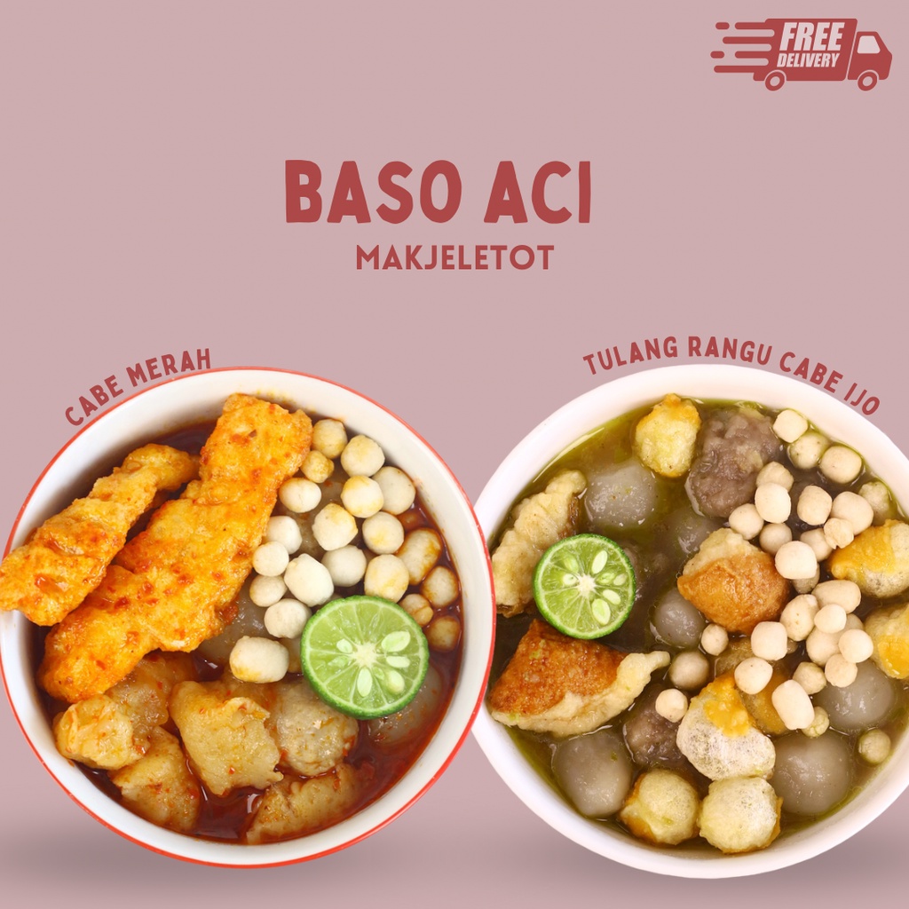 Jual Baso aci frozen vakum 3 pilihan rasa | Shopee Indonesia
