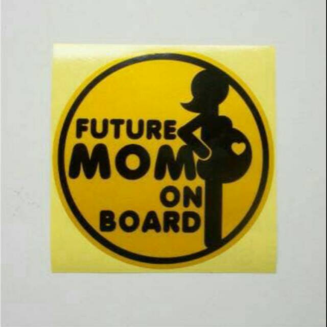 Jual Sticker Stiker Future Mom On Board | Shopee Indonesia
