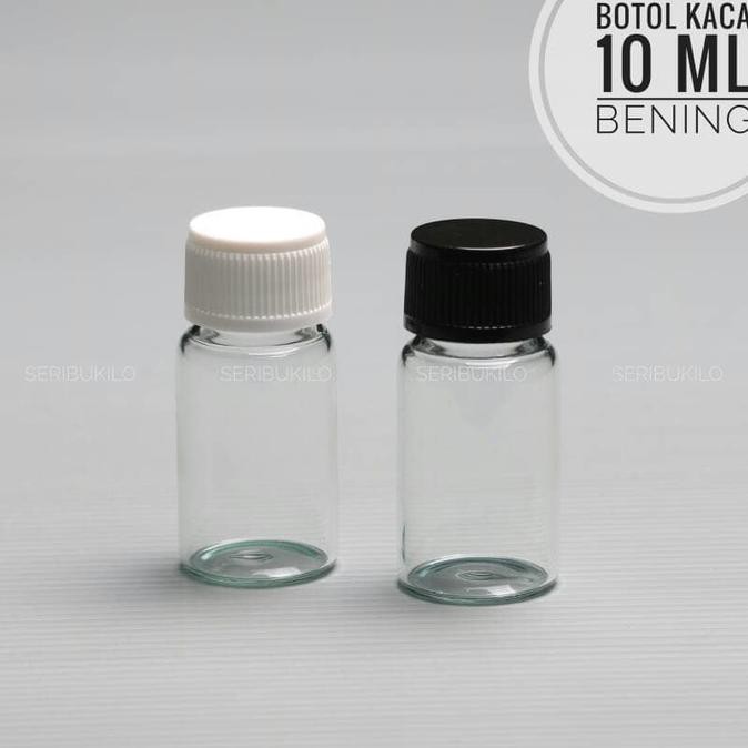 Jual BOTOL KACA 10ML BENING | Shopee Indonesia