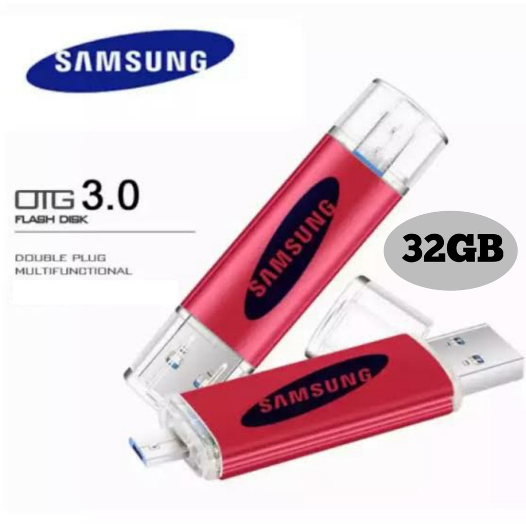 Jual Flashdisk OTG Samsung 32GB Flash Disk OTG / USB Drive | Shopee ...