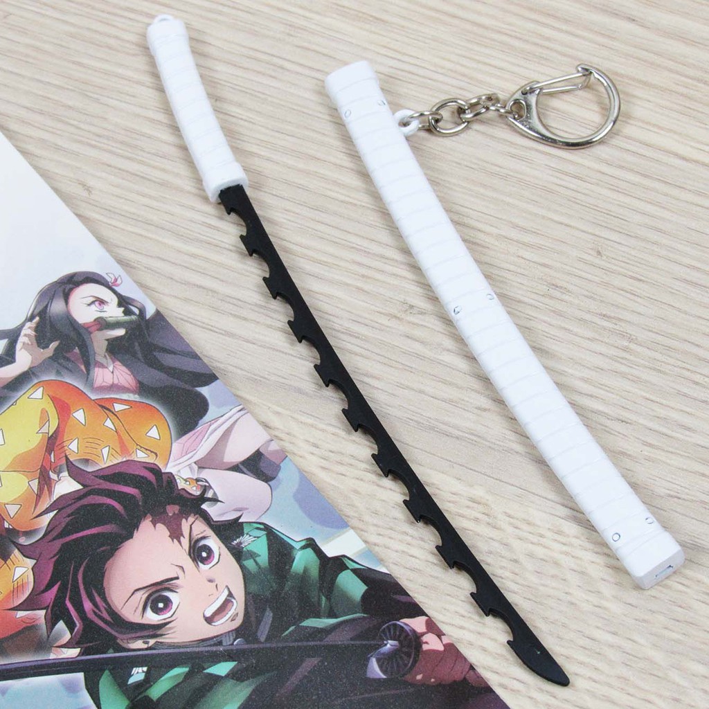 Jual Gantungan Kunci Pedang Nichirin Tanjiro Practice Tanjiro Zenitsu ...