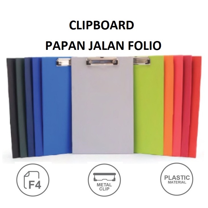 Jual Bantex Clipboard Papan Jalan Size Folio F4 | Shopee Indonesia