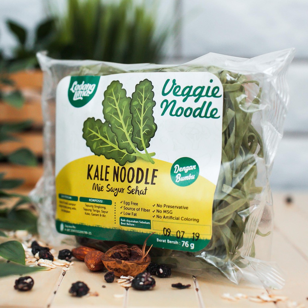 Jual Ladang Lima Veggie Noodle (Kale) - 76g | Shopee Indonesia