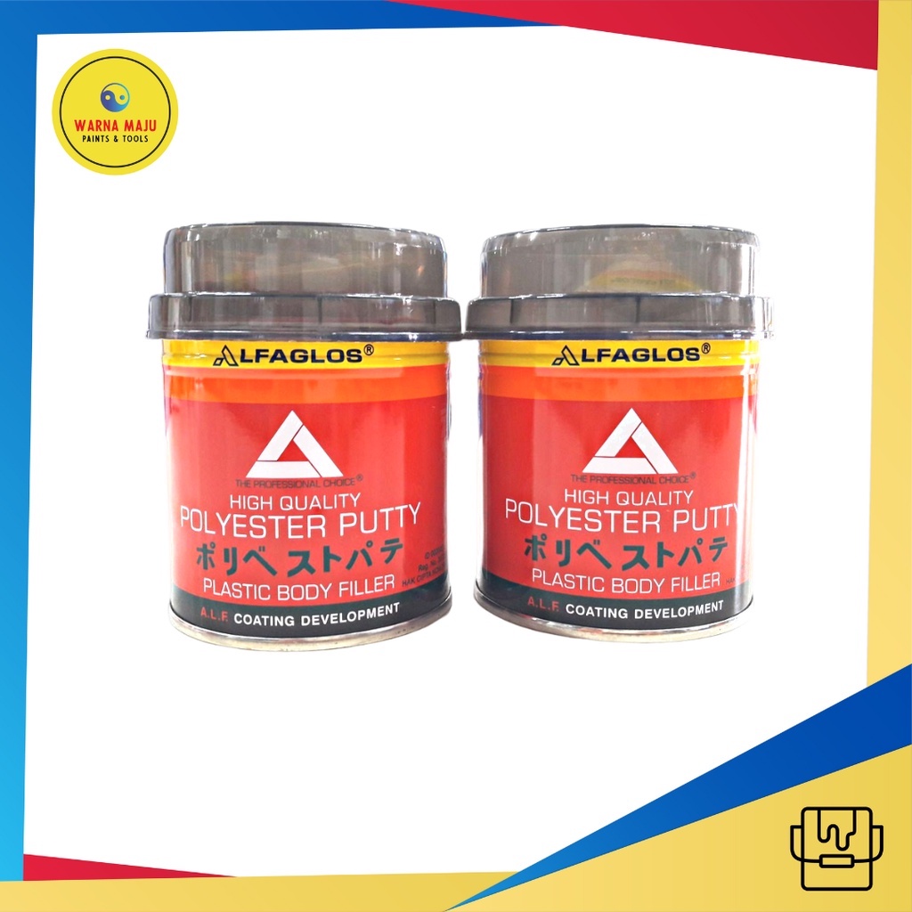 Jual Dempul Alfaglos Polyester Putty 200cc | Shopee Indonesia