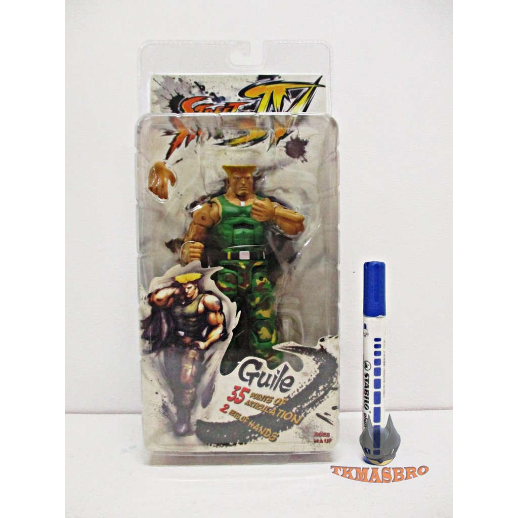 Jual Action Figure NECA Street Fighter GUILE | Shopee Indonesia