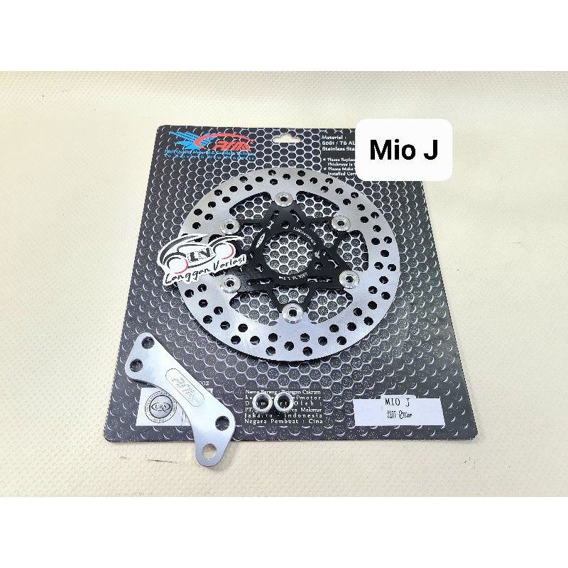 Jual Disc Brake Piringan Cakram Rem PSM 220 mm Mio J M3 Fazzio Lubang ...