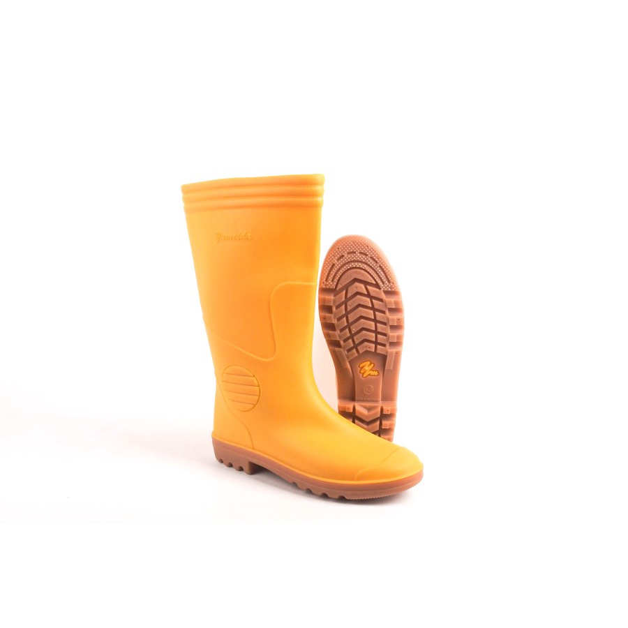 Jual Sepatu boots karet kuning dan hijau yumeida (size 38-43) | Shopee ...