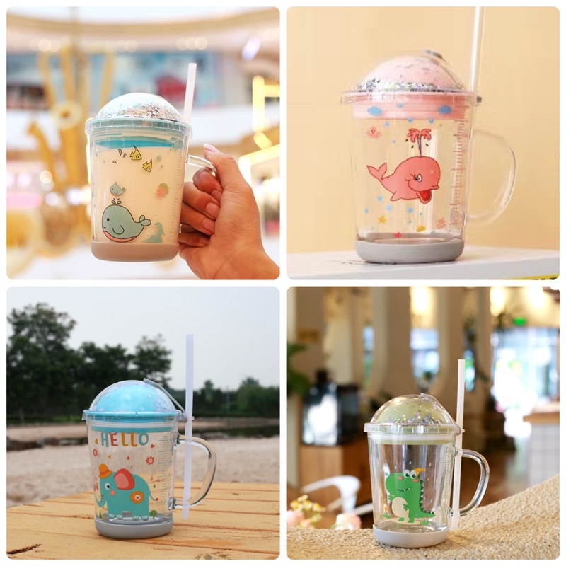Jual sprakling milk glass / gelas susu anak | Shopee Indonesia