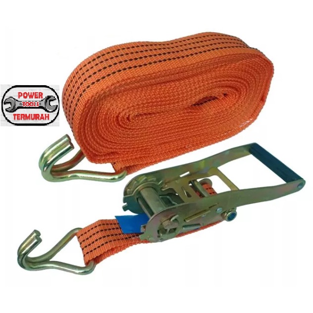 Jual Ratchet Tie Down 2" x 10mtr Webbing Cargo Lashing Tali Pengikat ...