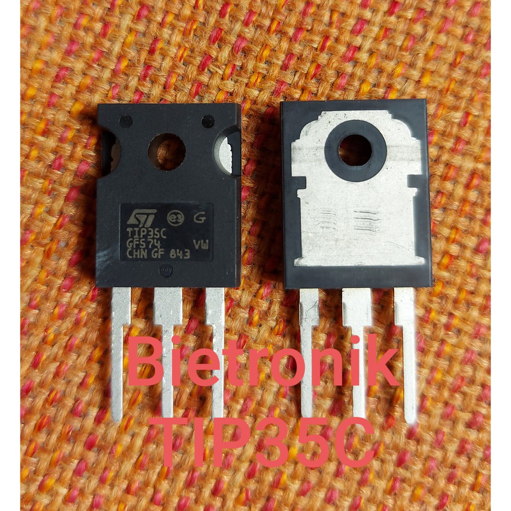 Jual TIP35 TIP35C Transistor NPN TO-247 STMicroelectronics | Shopee ...