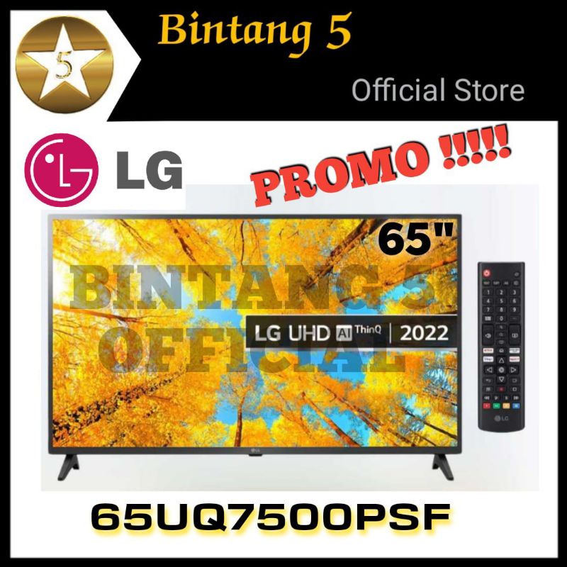 Jual LG LED SMART TV 65 INCH 65UQ7500 UHD 4K DIGITAL TV LG 65" 65UQ7500PSF INTERNET TV WEBOS ...