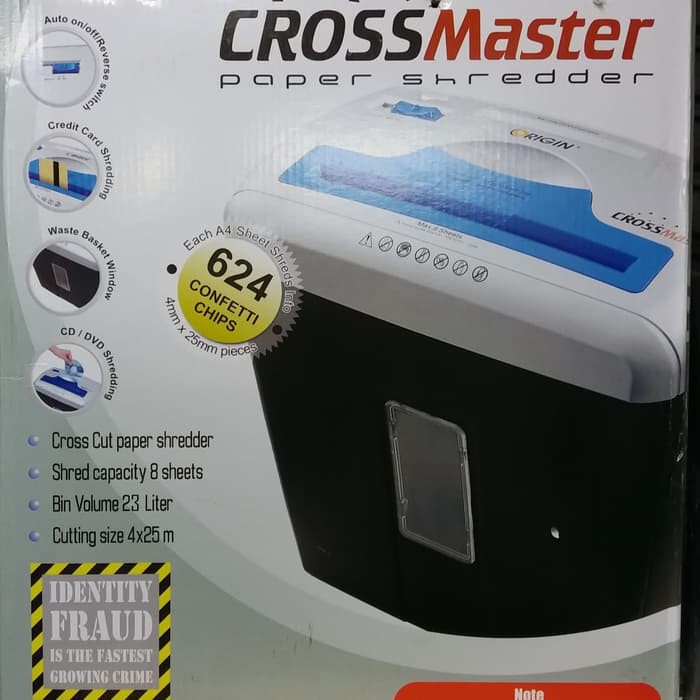 Jual Paper Shredder CROSSMASTER ORIGIN | Shopee Indonesia