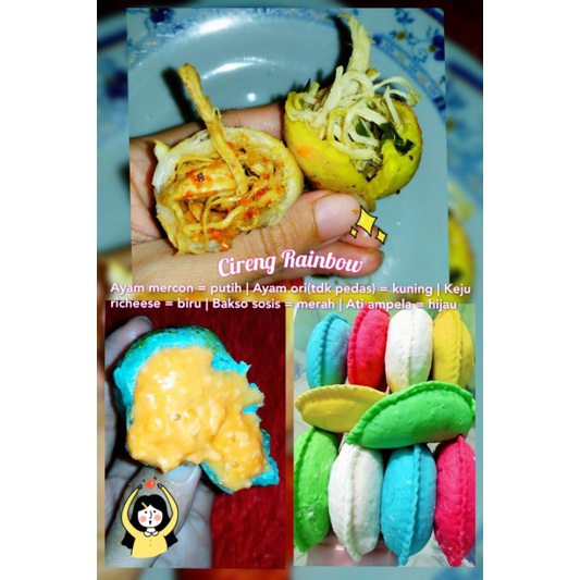 Jual Cireng rainbow VIRALL isi 10pcs | Shopee Indonesia