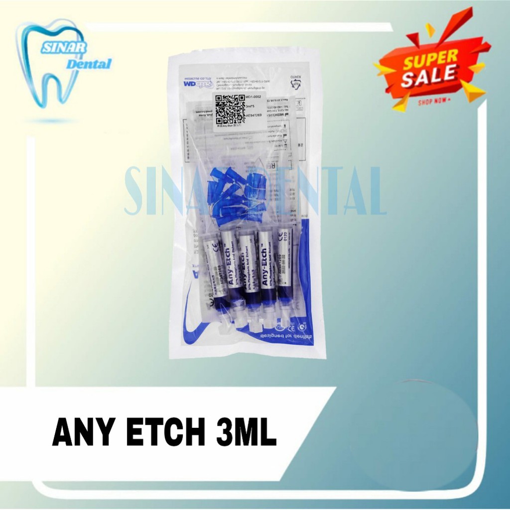 Jual ETSA ETCHING GEL GIGI ETCHA ANY ETCH 3 ML | Shopee Indonesia