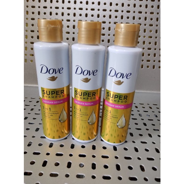 Jual Dove super shampoo 3in1 125ml / Dove / Shampo dove | Shopee Indonesia