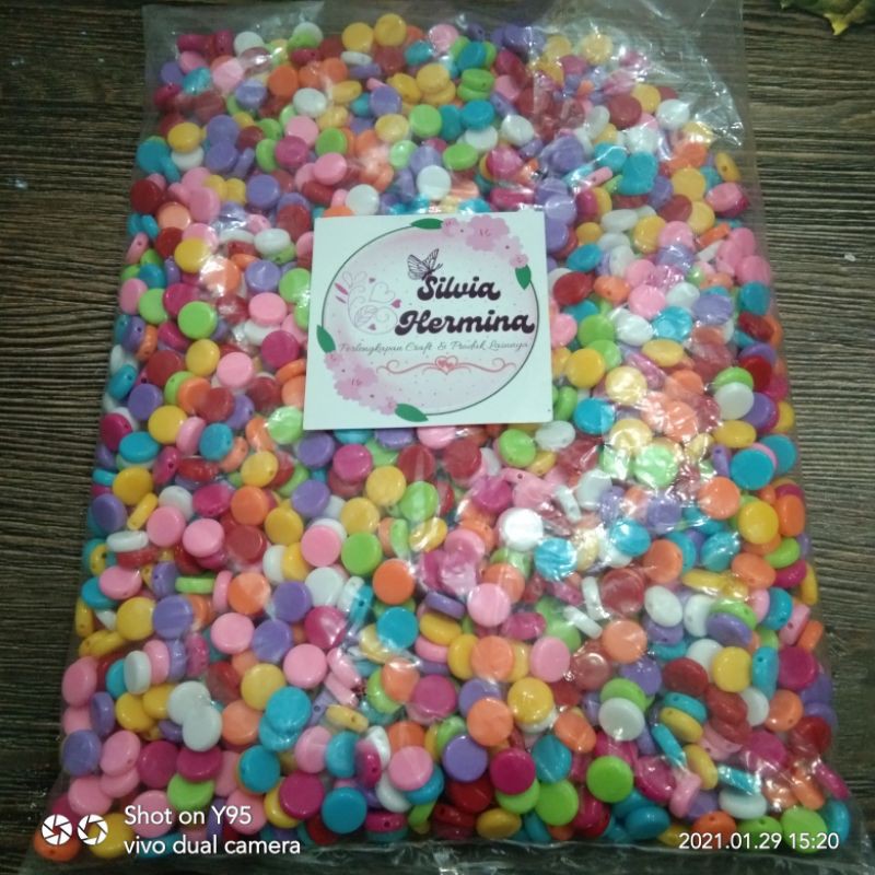 Jual Mote Bulat Pipih Candy 1 Pon | Shopee Indonesia