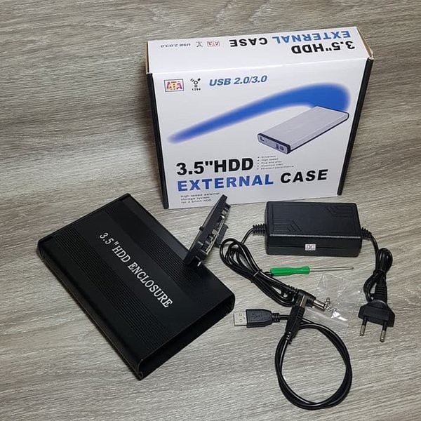 Jual Casing Hardisk External 3,5 Sata Untuk Hardisk Pc I enclosure case ...