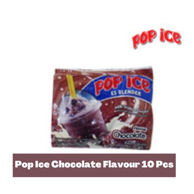 Jual POP ICE CHOCOLATE FLAVOUR 10 SACHET | Shopee Indonesia