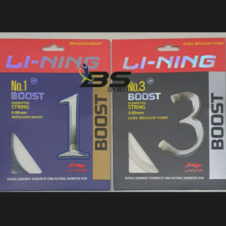 Jual SENAR RAKET BADMINTON LINING NO 1 BOOST NO 3 BOOST ASLI ORI ...