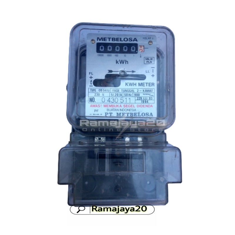Jual Kwh meter melcoinda / meteran listrik pembanding 1phasa 5.40a plus box mcb | Shopee Indonesia